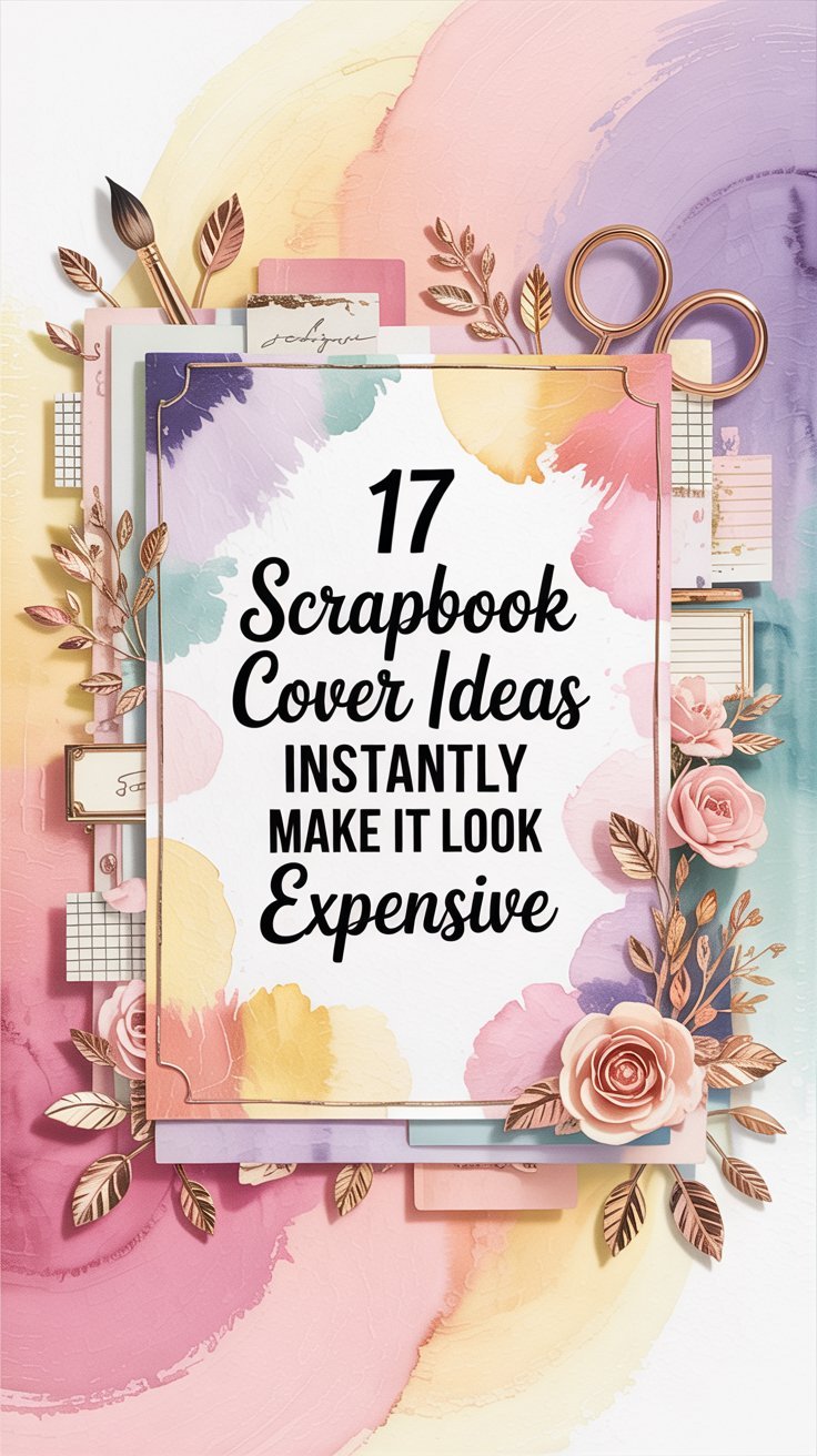 17 Scrapbook Cover Ideas That Instantly Make It Look Expensive - Soft ...