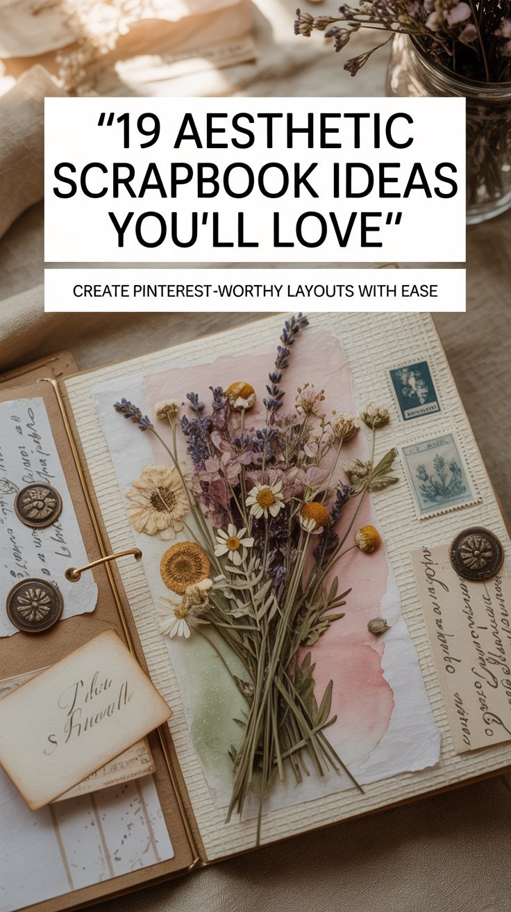 19 Aesthetic Scrapbook Ideas That Belong on Pinterest - Soft Nest Living